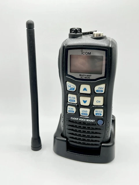 ICOM IC-M35 VHF Marine Two Way Radio - Untested | Buy With Confidence ...
