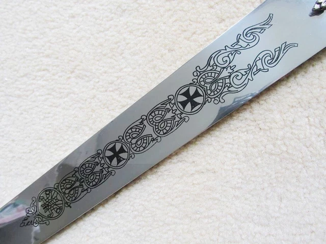 S0173 MEDIEVAL 12TH Century Espada Templar Knights Crusader Sword W ...