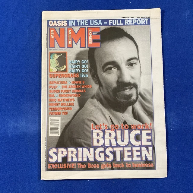 NME 9 MARCH 1996 Let’s go to work! BRUCE SPRINGSTEEN £6.17 - PicClick UK