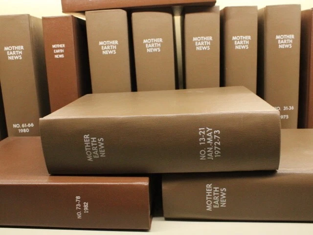 MOTHER EARTH NEWS Magazine Volumes Hardcover Library Edition £27.48 ...