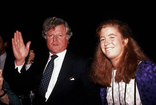 TED KENNEDY AND daughter Kara Kennedy circa 1984 in New York City Old ...