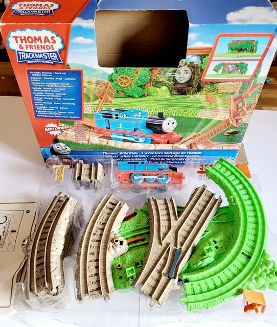 FISHER PRICE TRACKMASTER Thomas & Friends Thomas' Wide Ride Toy Train ...