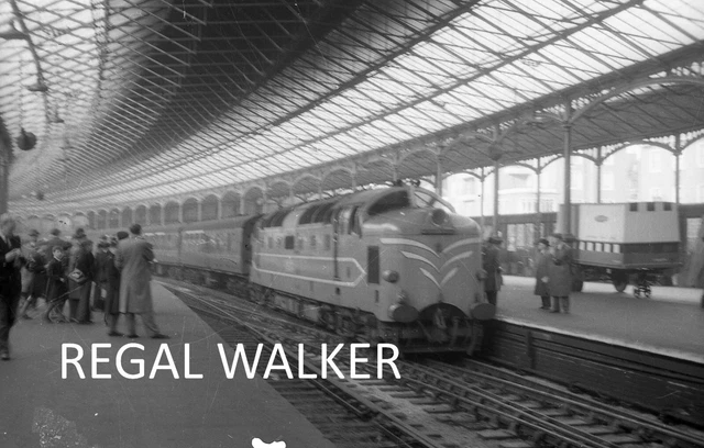 ORIG 35MM H.C Casserley Railway Negative Loco Deltic Dp1 Euston Station ...
