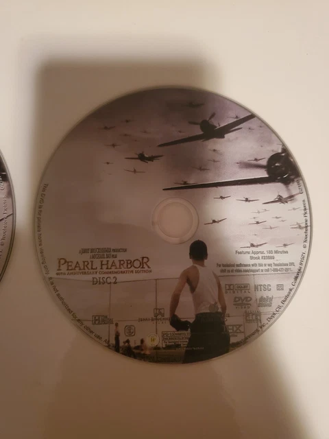 PEARL HARBOR 60TH Anniversary Commemorative Edition Loose Disc DVD ...