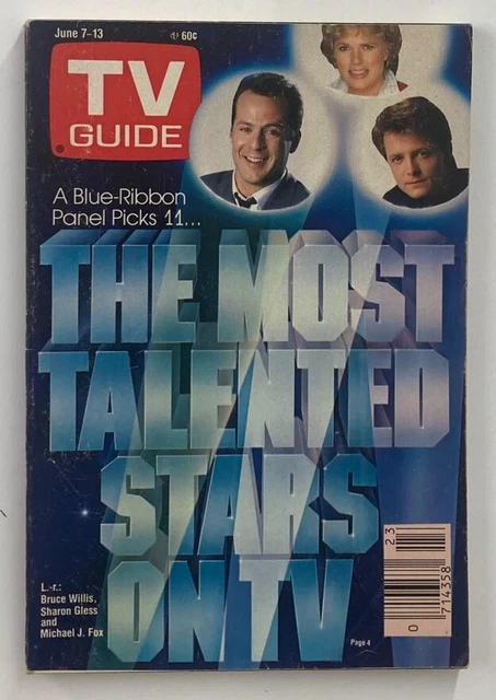 TV GUIDE MAGAZINE June 7 1986 Michael J. Fox N.Y. Metro Ed. No Label £ ...