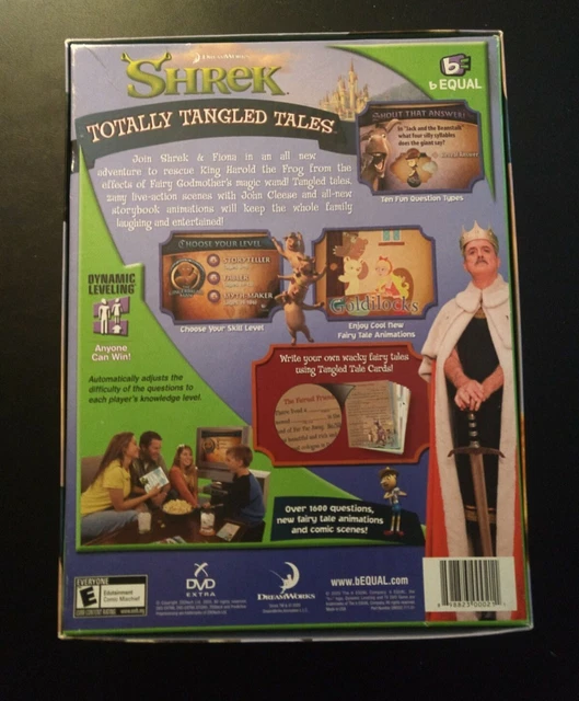 SHREK TV DVD GAME TOTALLY TANGLED TALES BY BEQUAL 1-4 players, 2005 £9. ...
