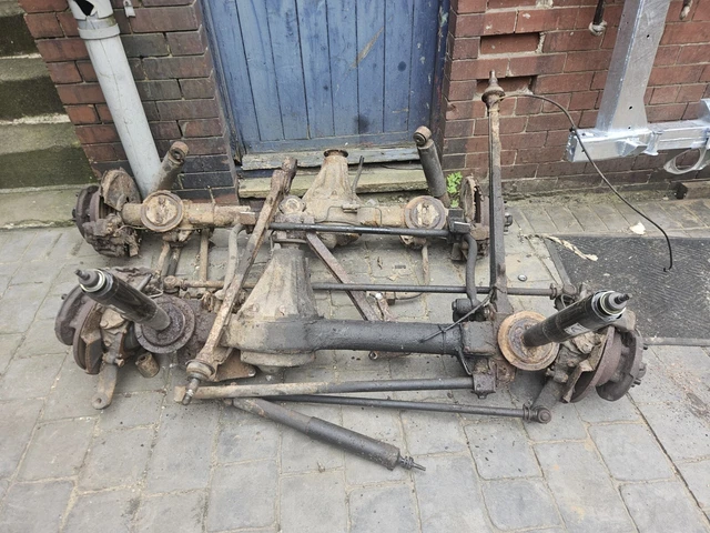 LAND ROVER DEFENDER Axles Front And Rear Complete Puma Tdci Diffs A ...