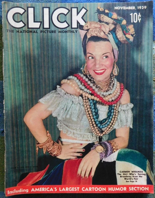 CLICK MAGAZINE NOV 1939 Picture Monthly Hitler Stalin De Valera Miranda ...