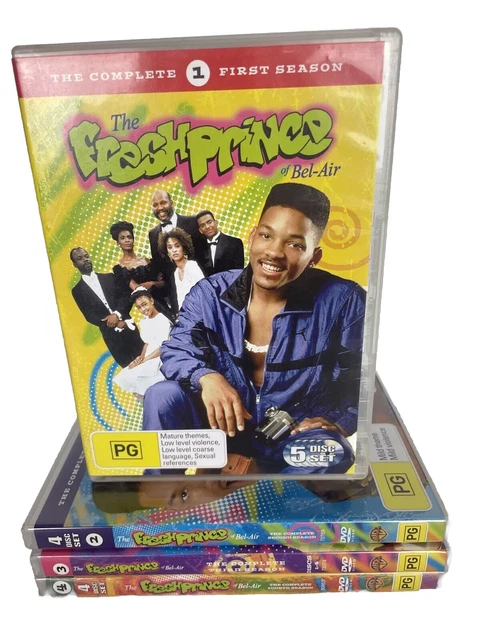 THE FRESH PRINCE Of Bel-Air Complete Seasons 1-4 DVD Region 4 (season 4 ...