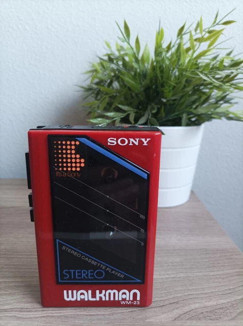 WALKMAN SONY WM-23 rojo vintage funcionando EUR 250,00 - PicClick IT