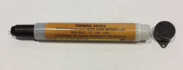 RARE BRITISH ARMY NBC CBRN Training Combopen Nerve Agent Antidote NSN ...