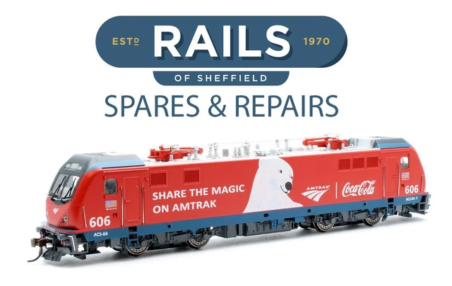 BACHMANN 'HO' GAUGE Acs-64 Amtrak Coca-Cola Electric Locomotive *Dcc ...