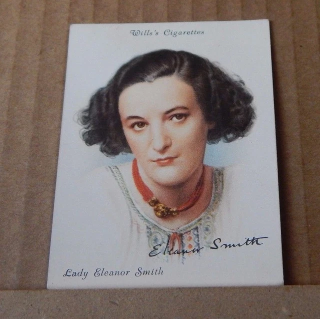 1937 WILLS FAMOUS British Authors No.33 Lady Eleanor smith £4.72 ...