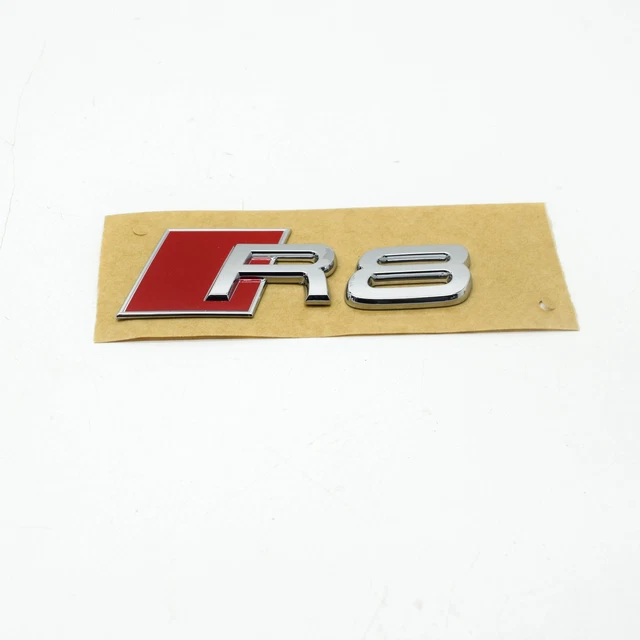 AUDI R8 COUVERCLE de coffre R8 Badge Emblème Chrome 420853741A2ZZ ...