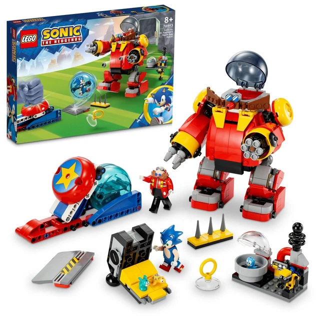 LEGO SONIC THE Hedgehog vs. Death Egg Robot Toy, Perfect as a Birthday ...