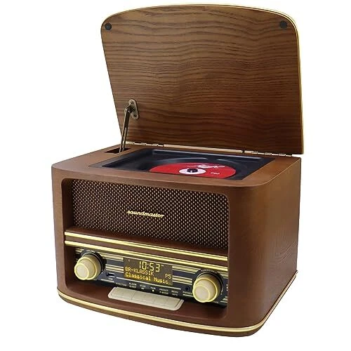 SOUNDMASTER NR961 - Nostalgische DAB+ radio met CD-speler, bluetooth en USB EUR 141,57 - PicClick FR