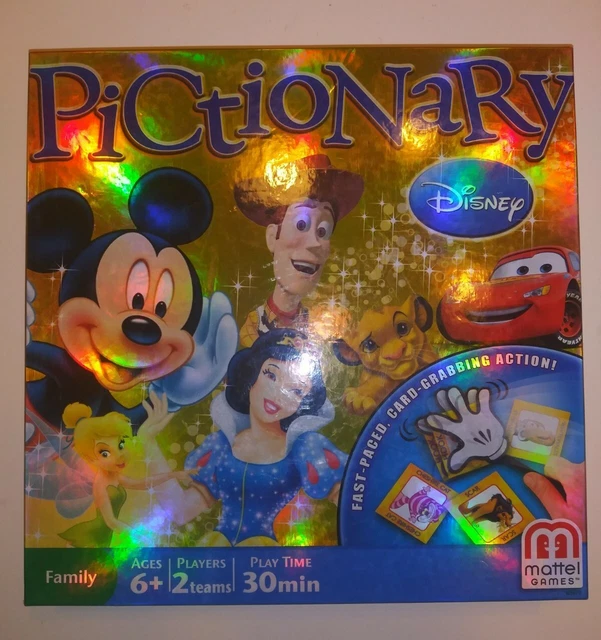 DISNEY PICTIONARY GAME Family Board Games Mattel COMPLETE EUR 10,24 ...