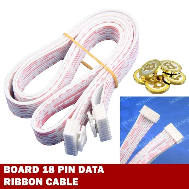 BITMAIN ANTMINER S9 S9i T9 V9 D3 L3 L3+ Control Board 18Pin Data Ribbon ...