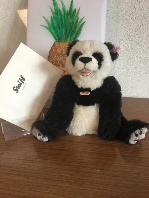 STEIFF PANDA PUMMY Masterpiece 2000 limit. 2017 37 cm Alpaca EUR 169,00 ...