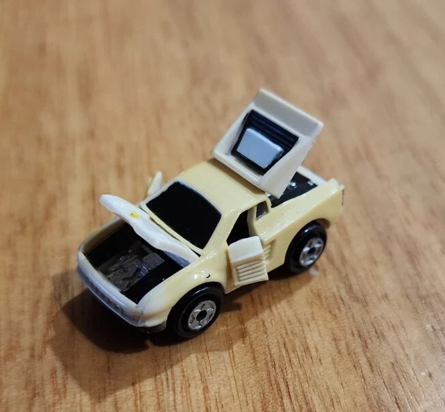 VINTAGE GALOOB MICRO Machines Deluxe Ferrari Testarossa White Open ...