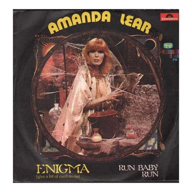 AMANDA LEAR VINYLE 7 " 45 Tours Enigma / Run Baby Run / Polydor ...