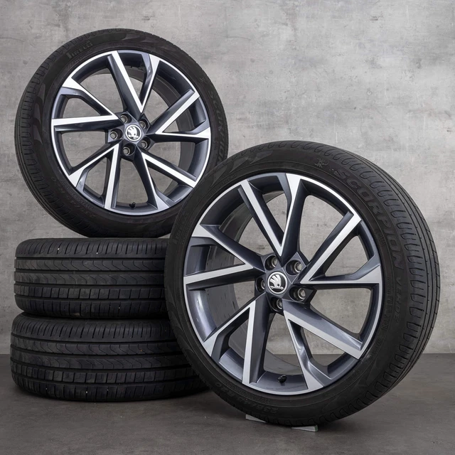 SKODA 20 INCH rims Kodiaq summer tires wheels Vega 565601025Q £1,520.62 ...