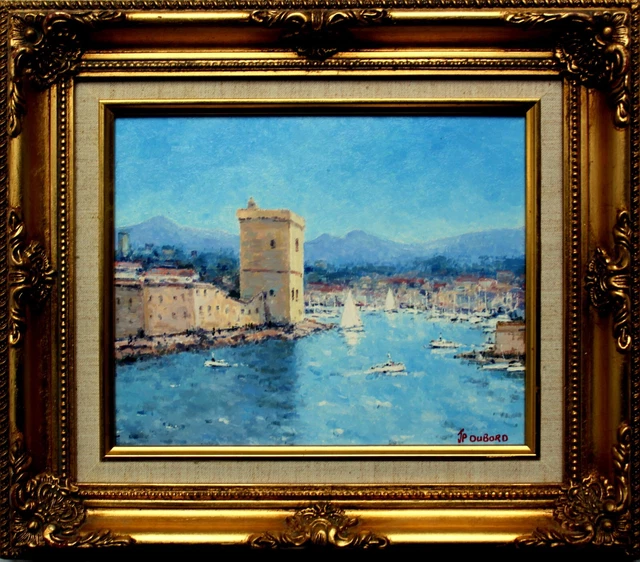 JEAN PIERRE DUBORD (1949-) Marseille Le Fort Saint Jean - Huile sur ...