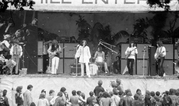 THE ROLLING STONES in concert at Hyde Park in London on July 5 1969 Old ...
