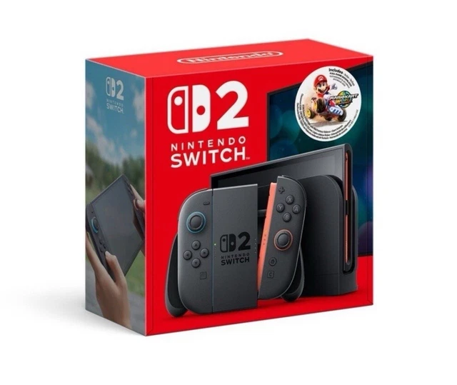 NINTENDO SWITCH 2 Console + Mario Kart World Game Bundle Gamestop ...