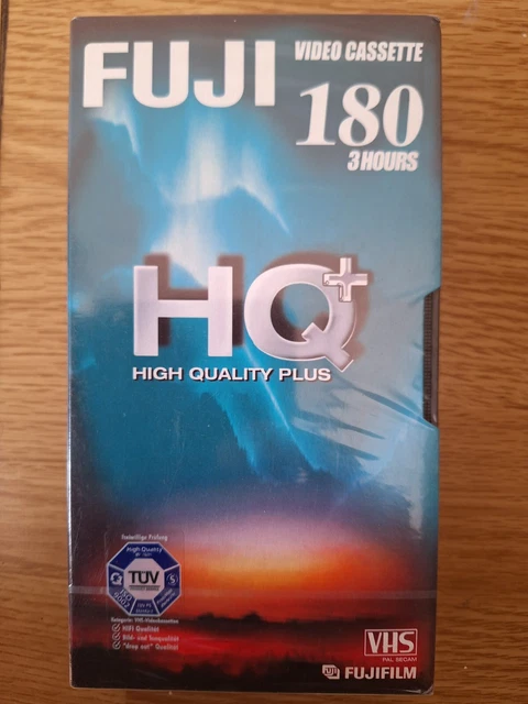 VHS VIERGE, VIDEO Cassette K7 Fuji 180 3h. HQ+ Neuve, Sous Blister EUR 8,99 - PicClick FR