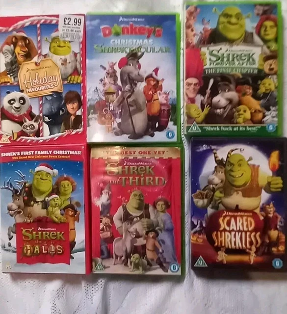 6 X Shrek DVDs Films Family/Catoons Bundle. #C28 EUR 2,96 - PicClick IT