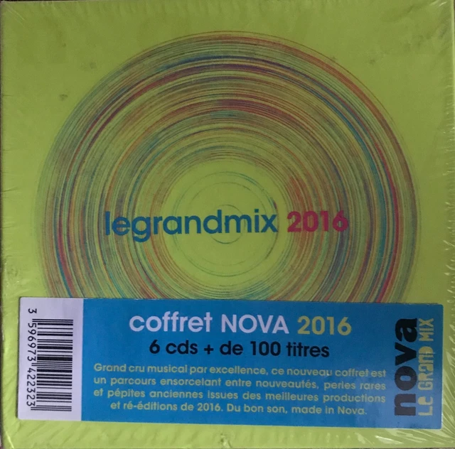 RARE COFFRET NOVA de 6 cd + de 100 titres "legrandmix 2016" EUR 35,00 ...
