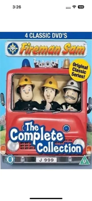 FIREMAN SAM THE Complete Collection Series 1-4 Box Set 4 DVD Discs ...
