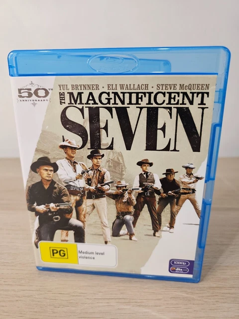 THE MAGNIFICENT SEVEN 1960 Blu Ray Region B Steve McQueen £8.69 ...