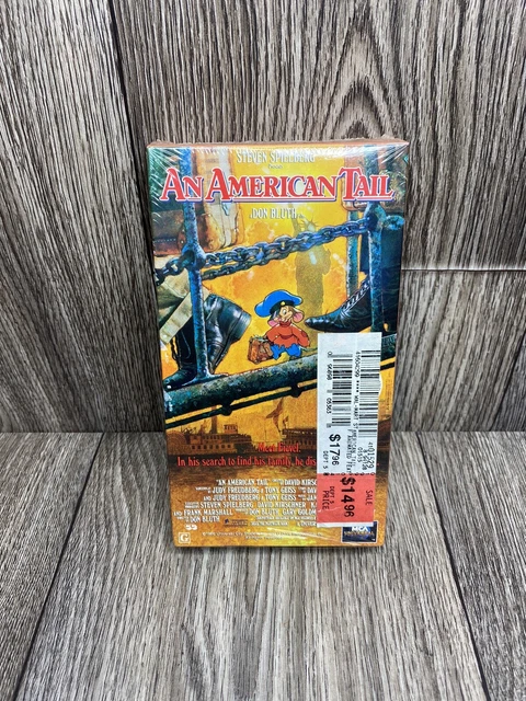 AN AMERICAN TAIL (1986 Steven Spielberg) New Sealed VHS Tape MCA ...