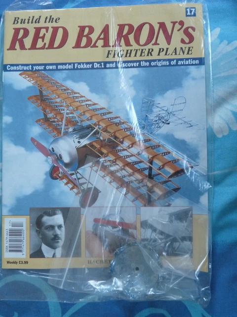 BUILD THE RED Baron's Fighter Plane Fokker Dr1 Hachette Issue 17 New ...