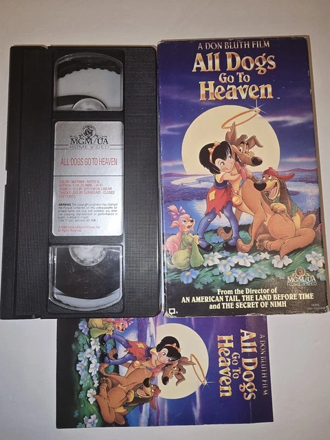 ALL DOGS GO to Heaven (VHS, 1994) £9.54 - PicClick UK