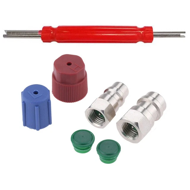 R134A RETROFIT ADAPTER Kit Seamless R12 Port Conversion High Cooling ...
