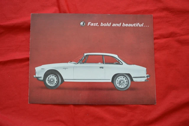 ALFA ROMEO 2600 Sprint brochure catalogue prospekt £100.00 - PicClick UK