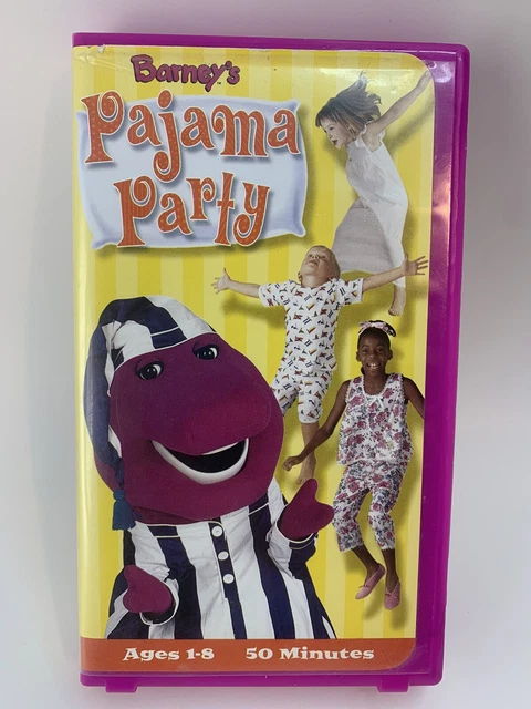 BARNEY VHS LOT of 2 Barney’s Pajama Party & Barney’s Birthday Sing ...