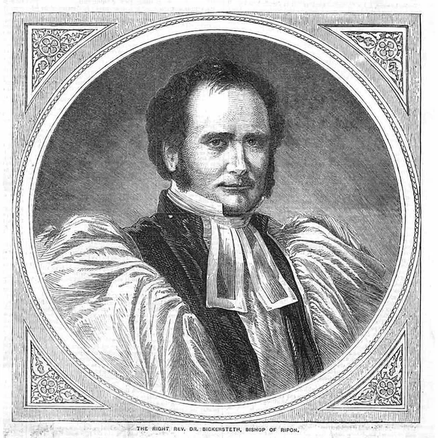 REV. DR ROBERT Bickersteth Bishop of RIPON - Antique Print 1857 £8.99 ...