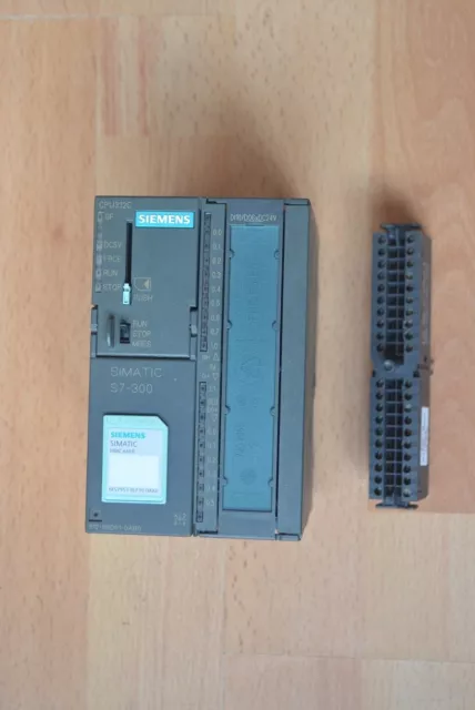SIEMENS SIMATIC S7-300 CPU 312C 6ES7 312-5BD01-0AB0 + Mmc 64 KB + Avant ...