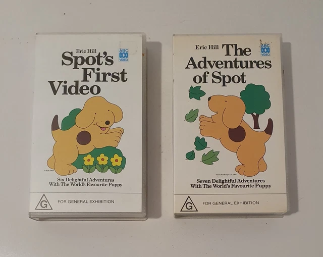 THE ADVENTURES OF Spot & Spot's First Video on VHS $20.00 - PicClick AU