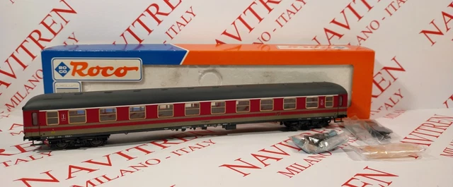 ROCO 44736 SCALA H0 1/87 - CARROZZA UIC-X '64 1^cl. ROSSO FEGATO FS - EP.IVb EUR 36,50 - PicClick IT