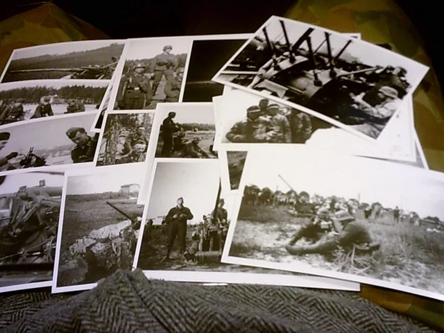 GERMAN WW2: MILITARY repo: 17 PHOTOS OF LUFTWAFFE ANTI- AIRCRAFT GUN ...