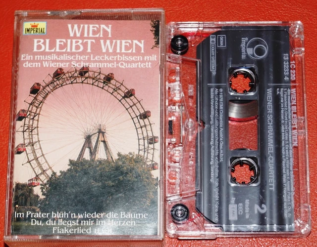 MC TAPE - Wien bleibt Wien IMPERIAL Wiener Schrammel Quartett EUR 5,99 ...