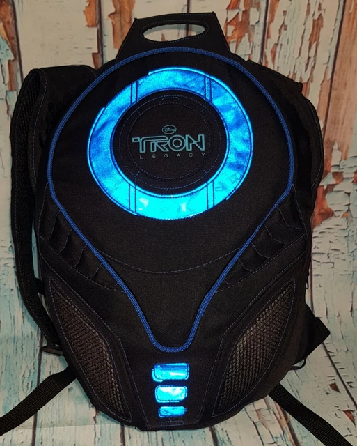 DISNEY'S TRON LEGACY Thrustmaster Backpack Official Disc Rucksack ...