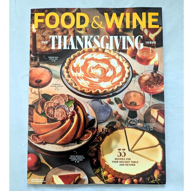 FOOD & WINE Magazine - November 2024 The Thanksgiving Issue 33 Holiday ...