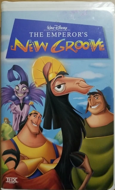THE EMPEROR'S NEW Groove VHS Disney David Spade John Goldman Clamshell ...