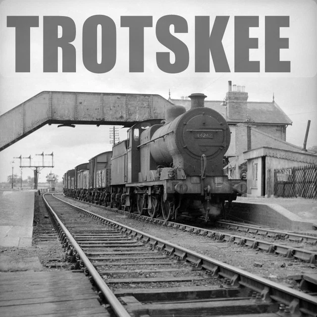 LARGER NEGATIVE BR British Railways Steam Loco 44242 Class 4F Towcester ...